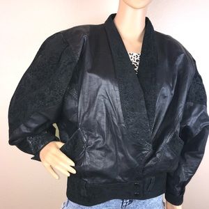 Winlit | Jackets & Coats | Winlit Retro Vintage Leather Bomber Jacket ...